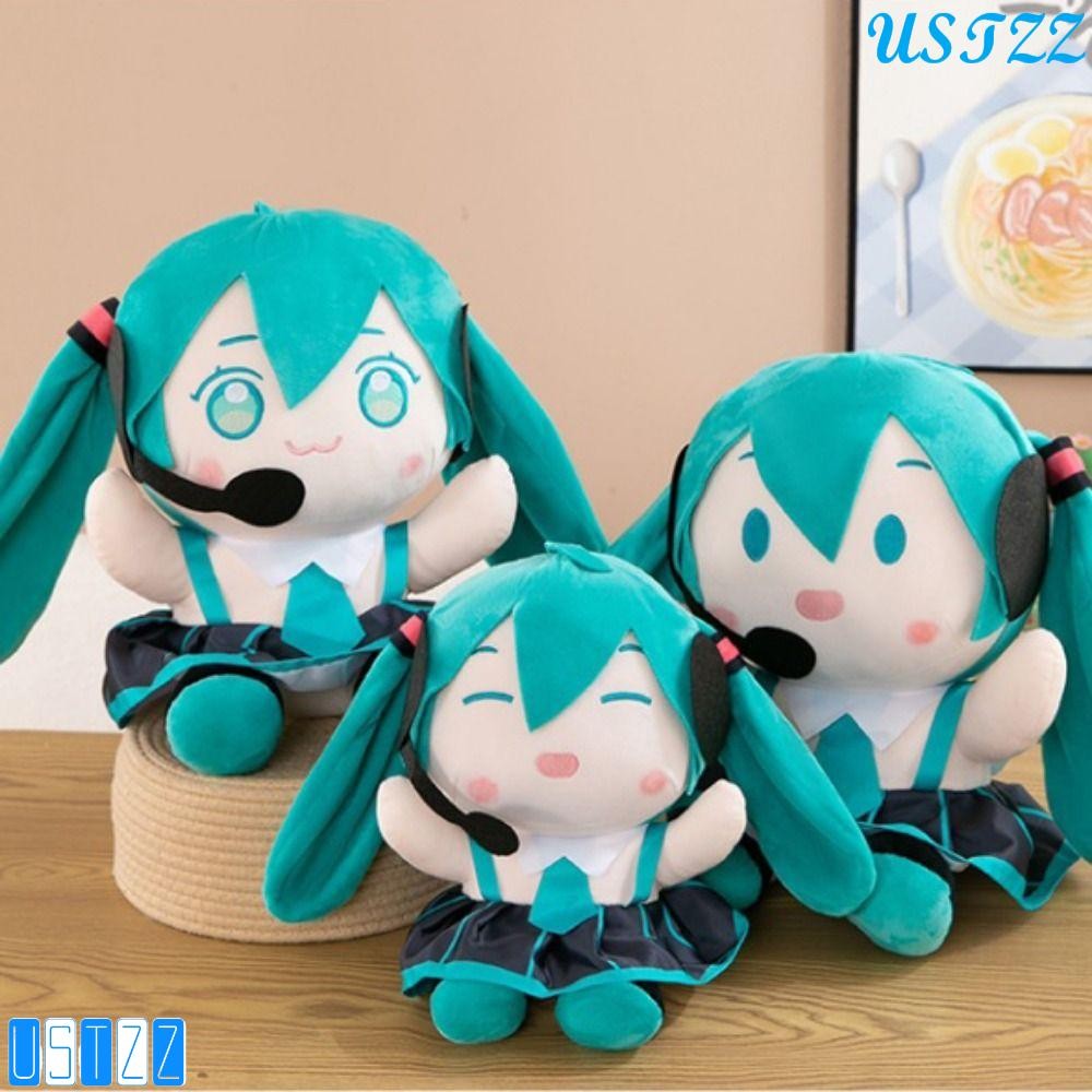 USTZZ Hatsune Miku Plush Doll, Fufu Cartoon Miku Stuffed Toys, Plush ...