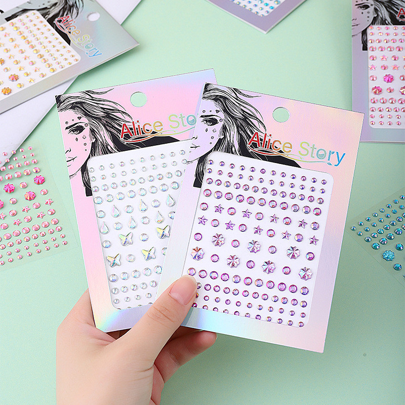 Water Drop XINGX Diamond Sticker Gem Diamond Face Makeup Decoration ...