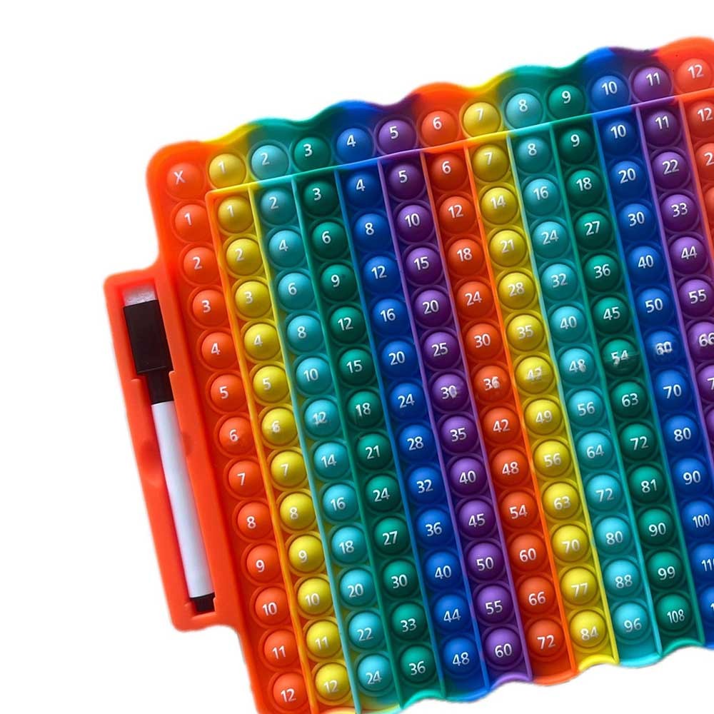 Pop Fidget Multiplication Chart Math Game Flash Cards Table Math Games ...