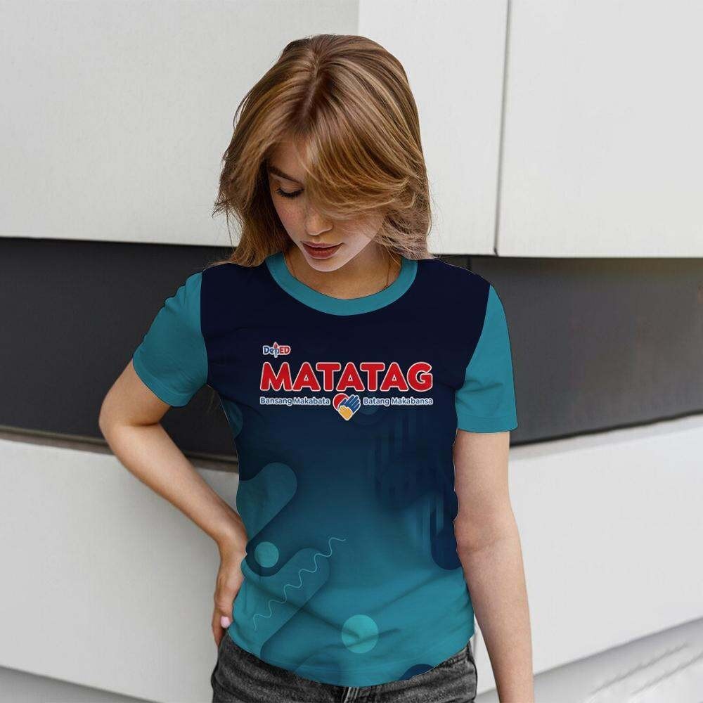 DepEd Matatag Full Sublimation Shirt Uniforms Teachers Day T-shirts ...