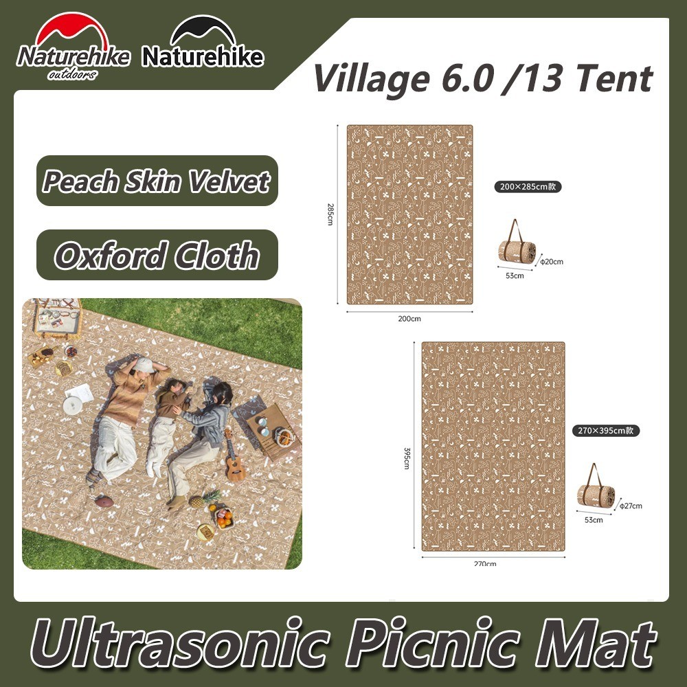 Naturehike Ultrasonic Picnic Mat Village 6.0 /13 Tent Ground Cloth ...