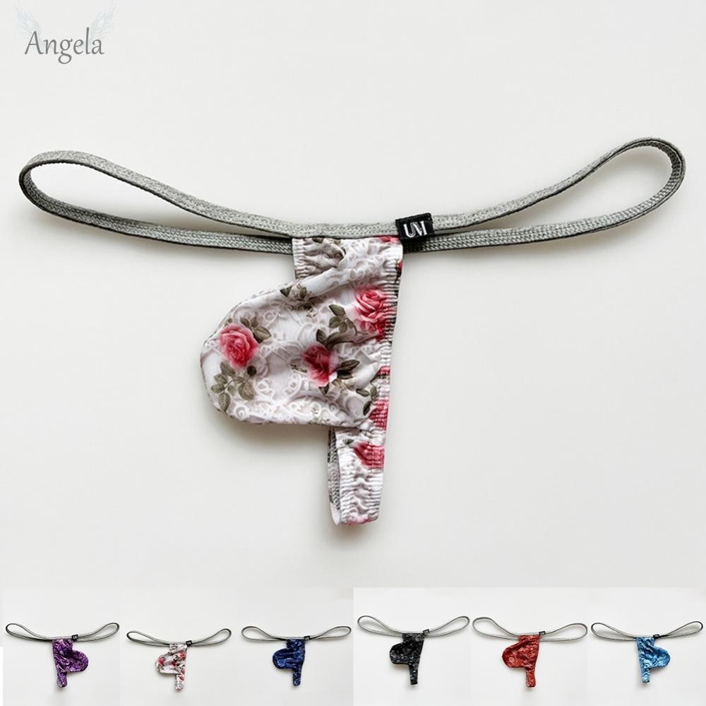 Mens Underwear T-Back Bulge Tanga Bulge Pouch Elastic Lingerie Low Rise ...