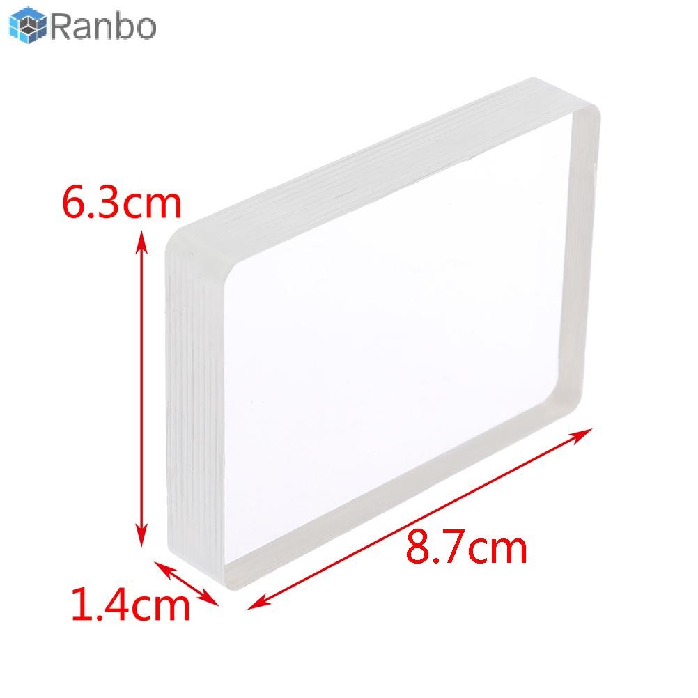 Ranbo Glass Card Deck Ice Bound Magic Tricks Close Up Card Illusion ...