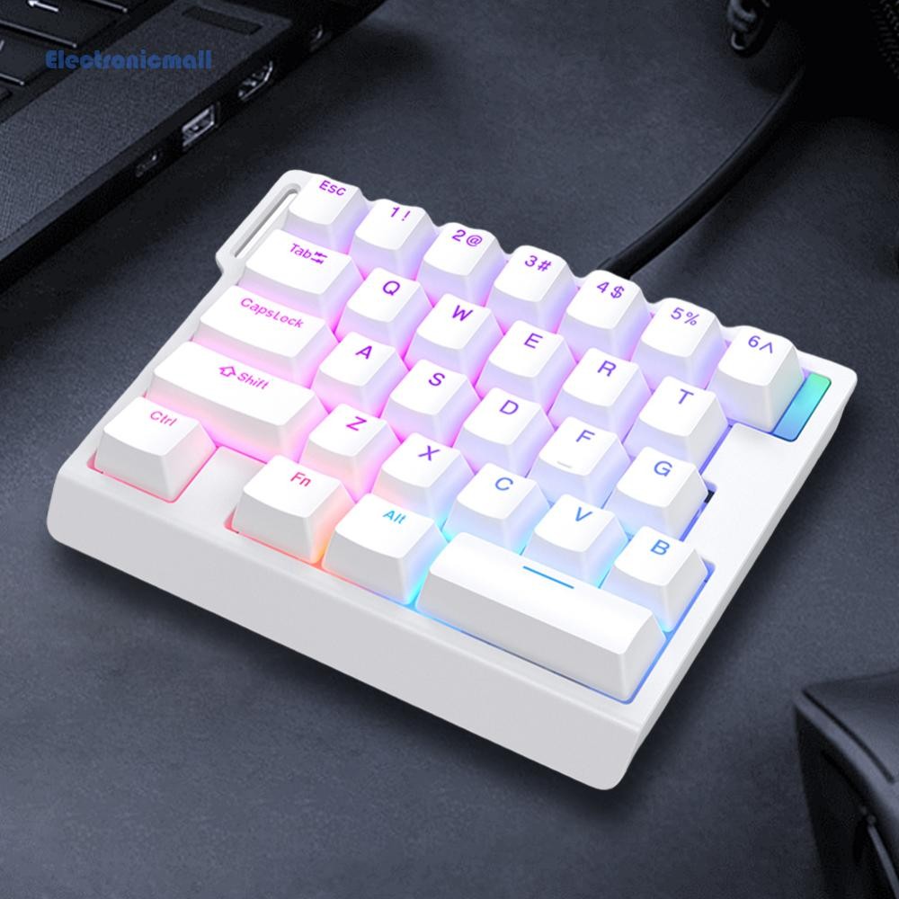 HE30 Gaming Mechanical Keyboard Wired Gamer Keyboards 29 Keys Magnetic ...