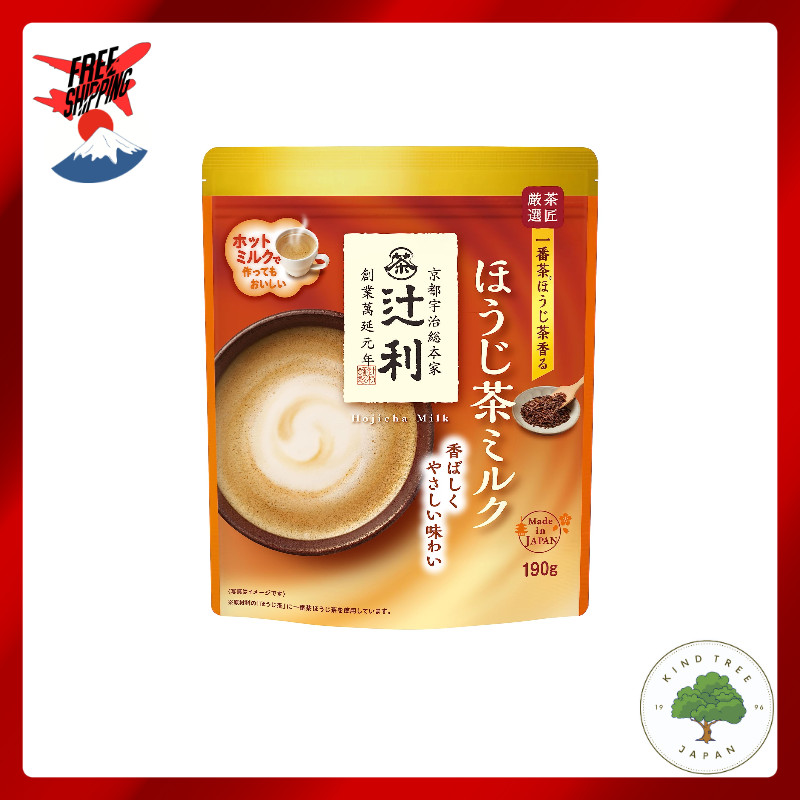 Tsujiri Hojicha Milk 190g | Premium Roasted Green Tea with Creamy Milk | Authentic Japanese ...