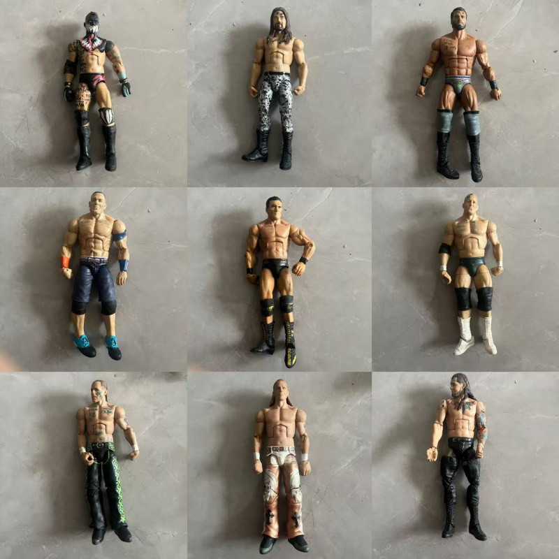 Wwe Wrestler Doll 6-7 Inch Movable Wrestler Doll Children's Toys ...