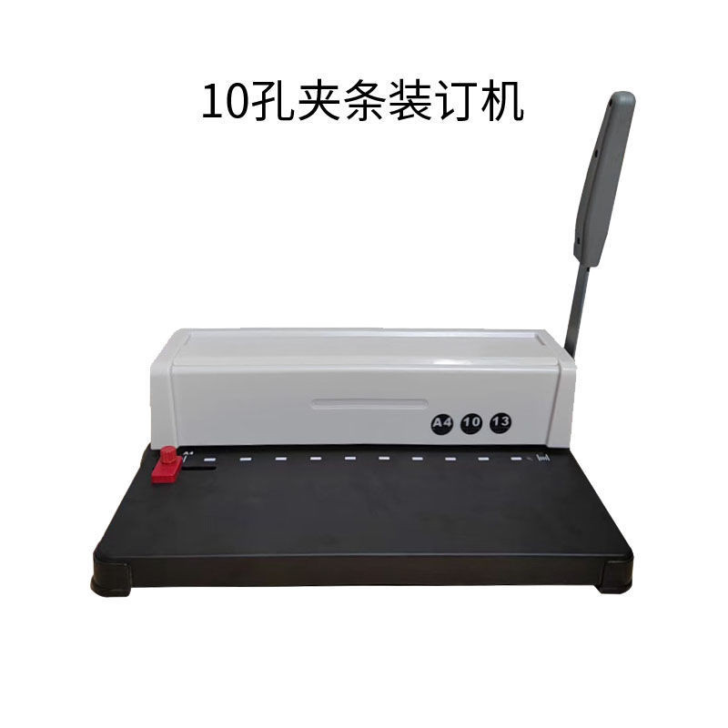 Comb Style21Manual Binding Machine Rubber Ring Clip Strip Financial ...