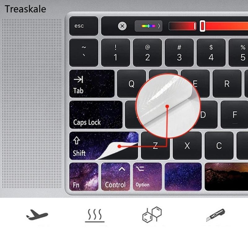 TREA English Keyboard Button Stickers PVC for macair Notebook Computer ...