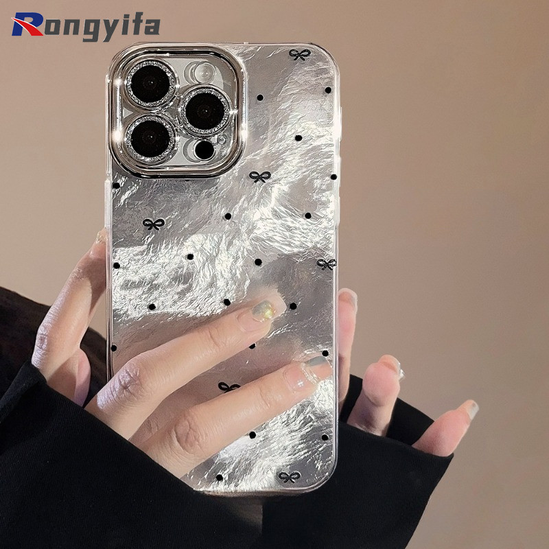 Polka Dot Bow Whirlpool Phone Case For Vivo Y300 Y200 Pro Y200i Y73s ...