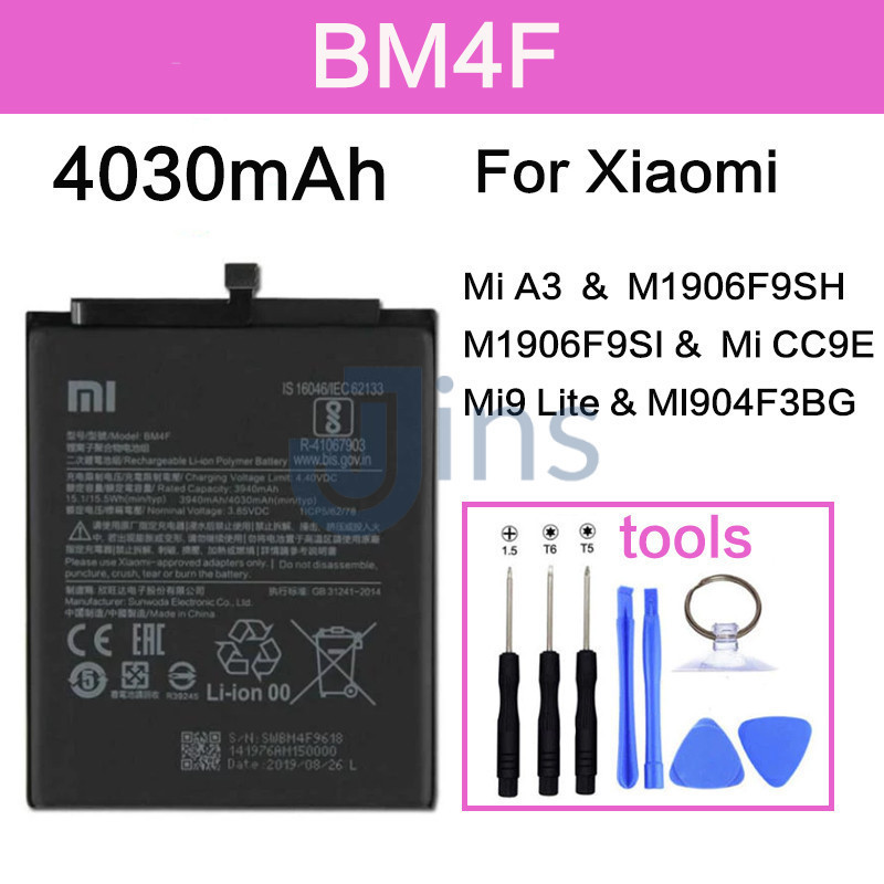 BM4F Battery 4030mah For Xiaomi Mi A3 CC9 CC9e Mi 9 For Mobile Phone ...
