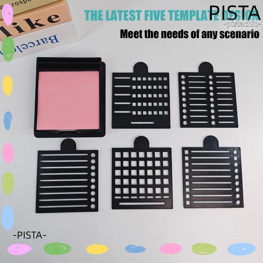 PISTA Sticky Note Holder Set, Sticky Note Organizer Sticky Note Storage ...