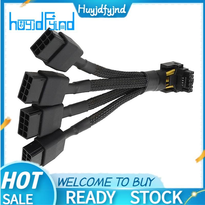 For GPU RTX4090 RTX4080 4X8 Pin PCI-E to 16 Pin Graphics Card Power ...