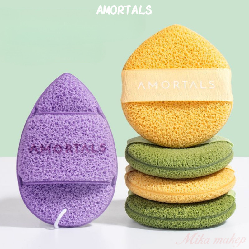 AMORTALS Cleansing Puff Is Soft Cleans Pores Gentle And Non-Irritating ...