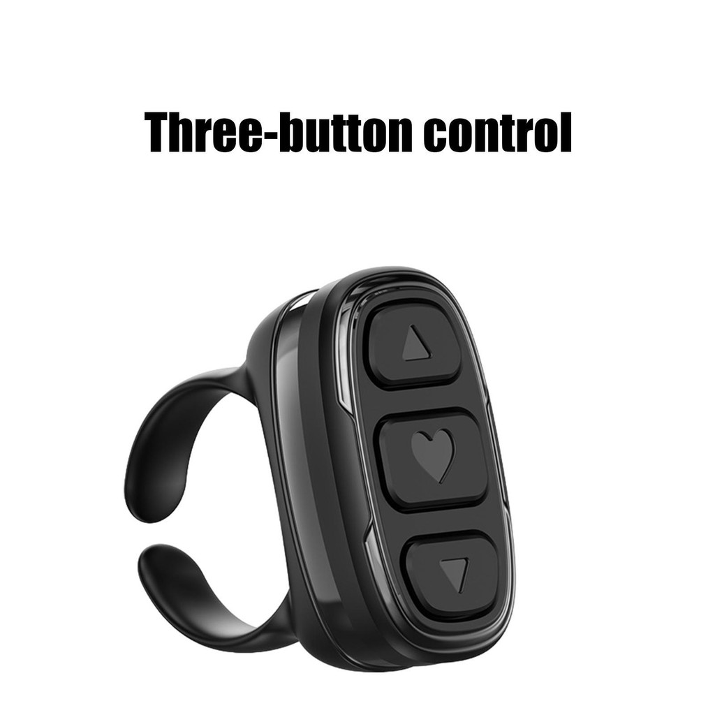 Scrolling Bluetooth Remote Ring Remote Control Finger Page Turner Ring ...