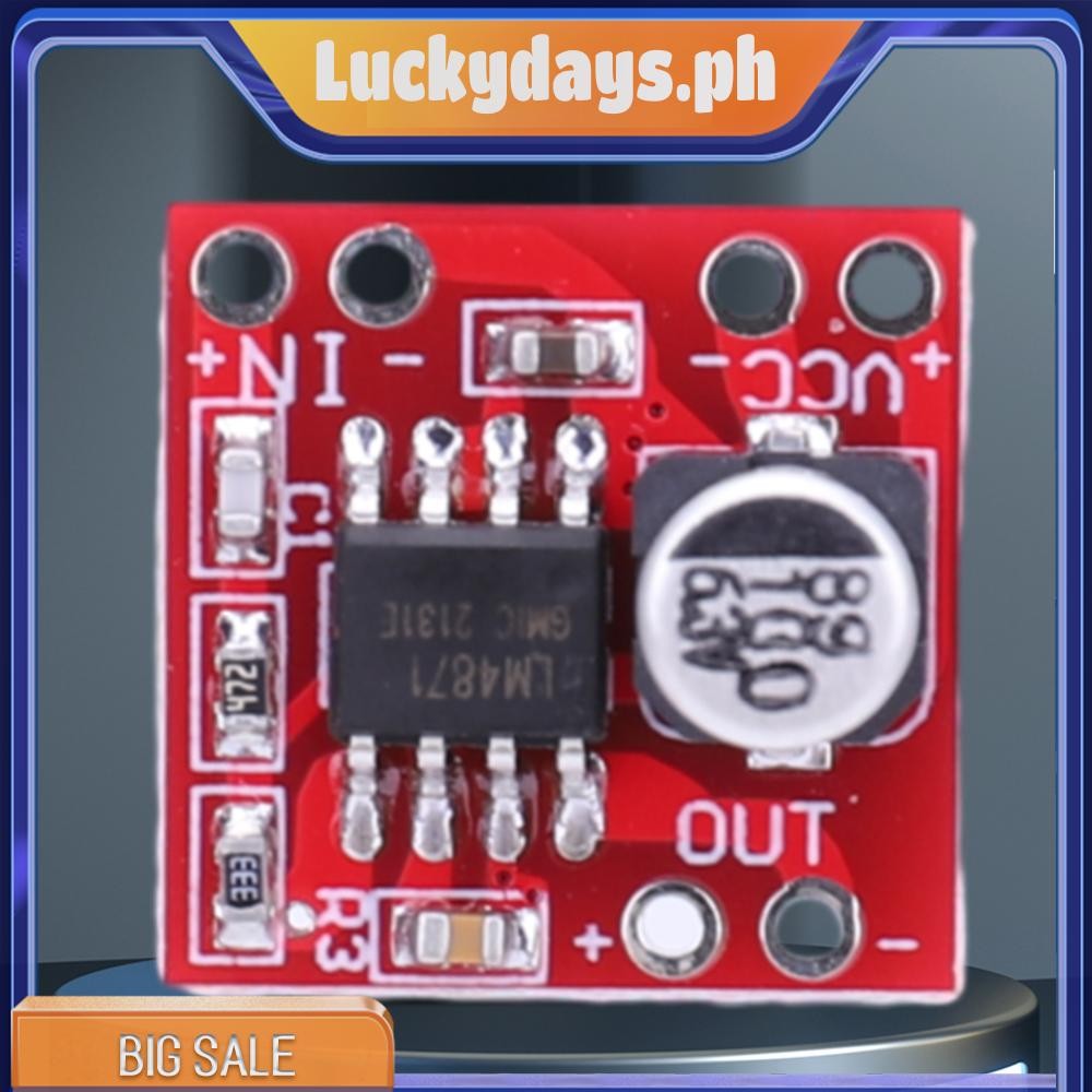 LM4871 Single Channel Amplifier Board 3W DC 3V-5V for Speaker ...