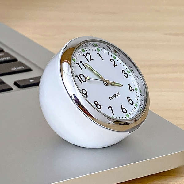 Mini Small Grandfather Clock, Simple Car Quartz Desk Clock, Desktop ...