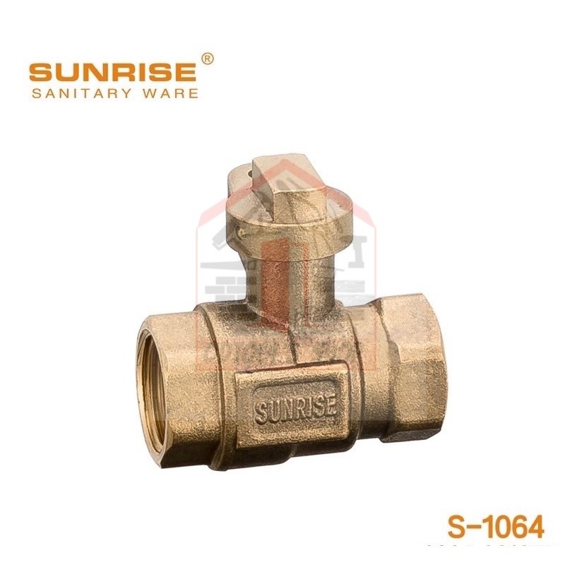 Sunrise Brass Ball Valve w/Lock Wing1/2" for Water MeterCopper GateValve Water Meter | Shopee ...