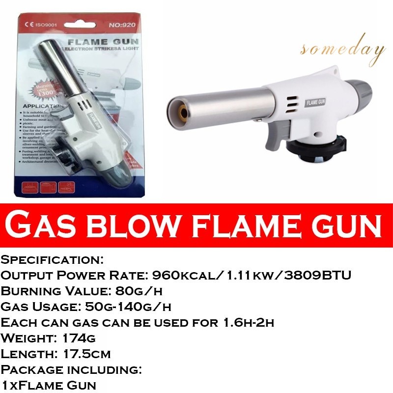 Goheaven Gas blow flame gun butane auto ignition jet burner welding torch | Shopee Philippines
