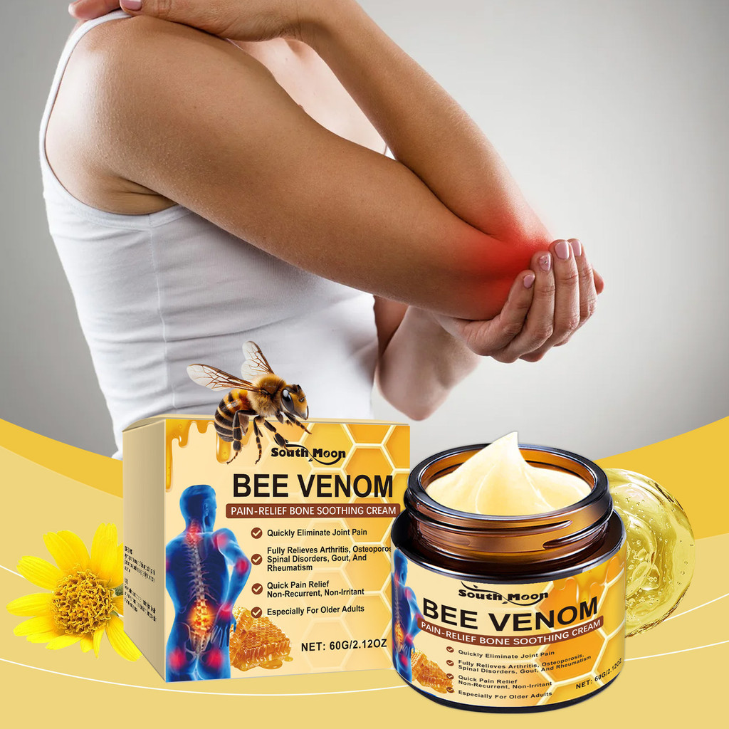 Bee Venom Cream,Bee Venom Cream Lotion Ultimate Pain Relief & Joint ...