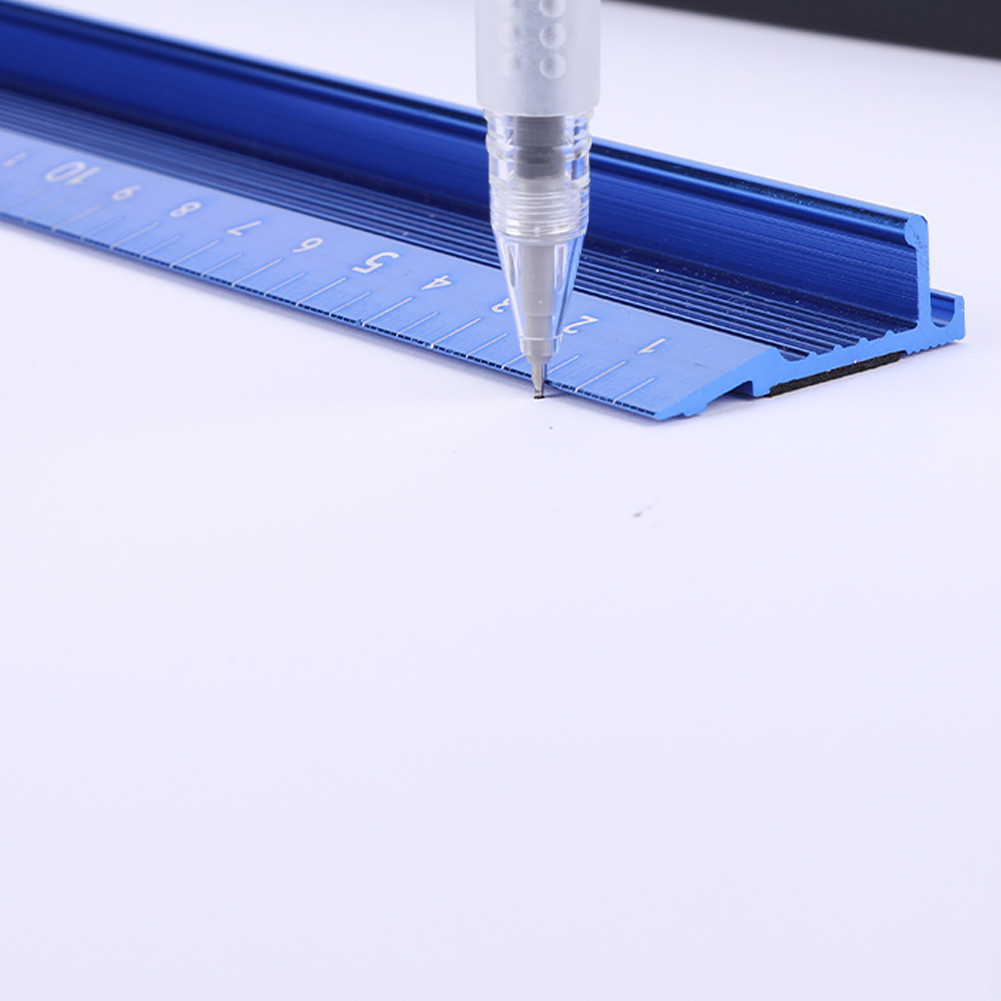20CM 30CM 45CM 60CM Metal Ruler Cutting Ruler Architect Engineer ...