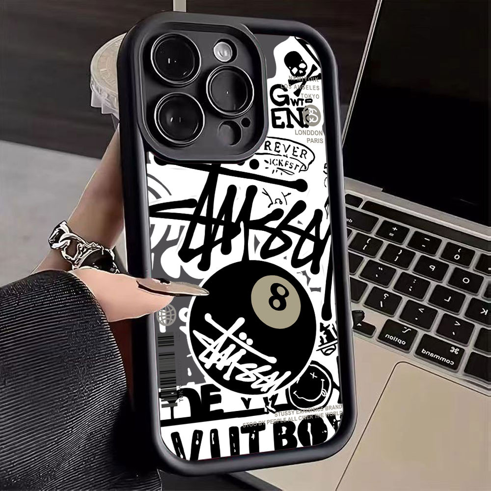 For iPhone 12 Pro Max 15 Plus 11 14 13 12 iPhoneX Xs Stusey Label ...