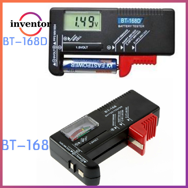 1Pcs BT-168 BT-168D Digital Battery Tester LCD Display AA/AAA/C/D/9V/1 ...