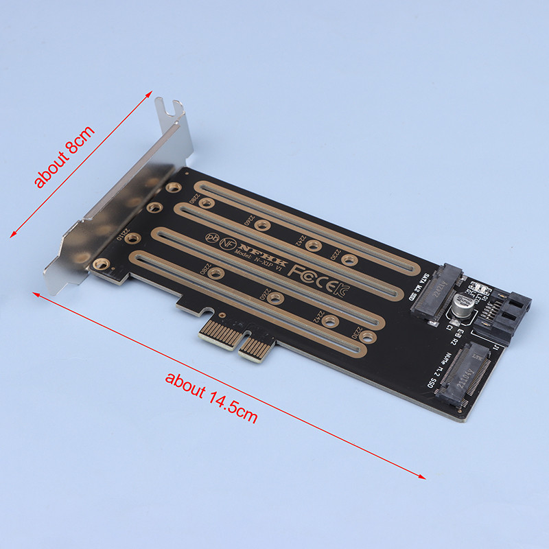 [yiiweng] Add On Cards NVMe M.2 SSD To PCIe 3.0 4.0 X1 X4, SATA M.2 SSD ...