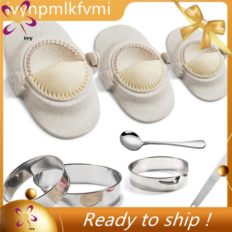 [Ivym] Empanada Maker Press, 6 Inch Extra Large Dumpling Maker Set with ...