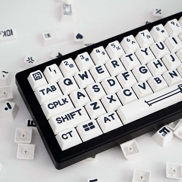 keycaps Animal Party Theme Large Character Mechanical Keyboard Keycaps ...