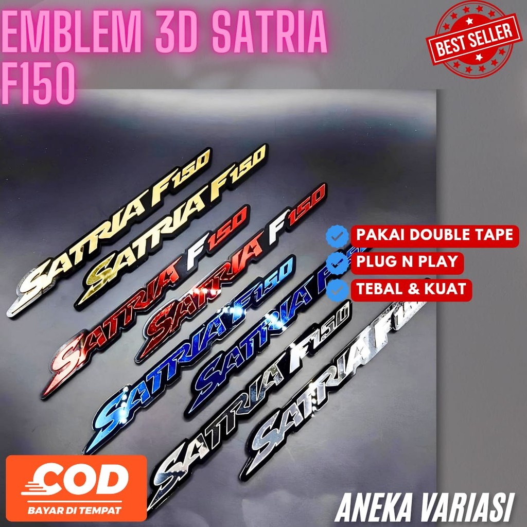 Make a SUZUKI Satria Acrylic Emblem Satria F150 Acrylic Emblem 1 PCS ...