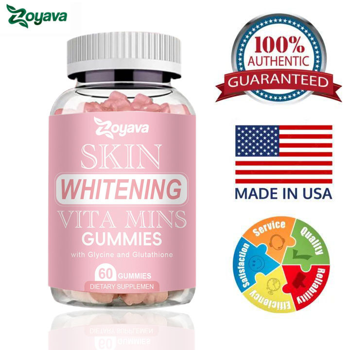 ZOYAVA Glutathione Collagen Glow Gummies Original Anti-Aging Whitening ...