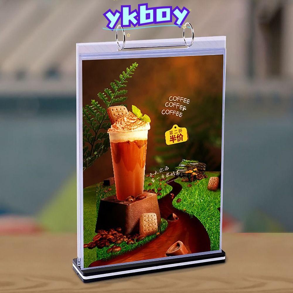 YKBOY Table Menu Stand, A4 A5 A6 Portrait Pocket Display, Durable ... YKBOY Table Menu Stand, A4 A5 A6 Portrait Pocket Display, Durable ...