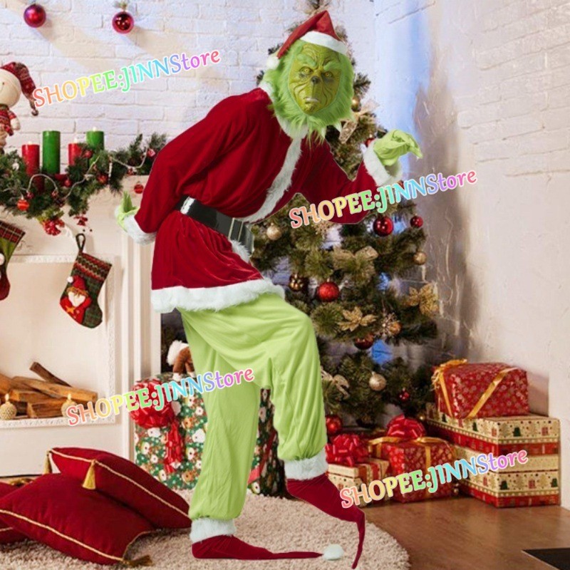 - JINN - Anime Green Monster Clothing Grinch Cosplay Costumes Grinch ...