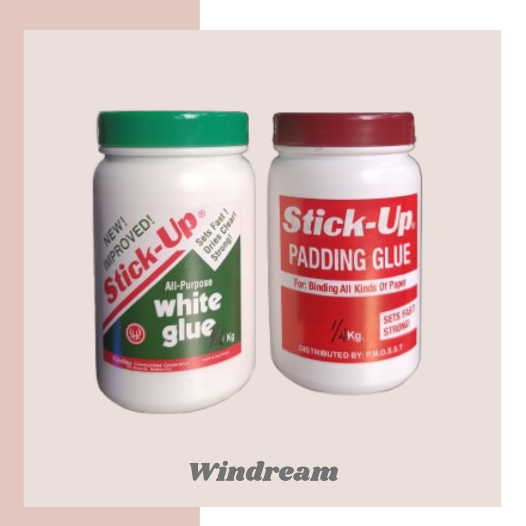 Stick Up Padding Glue White and Red 250grams | Shopee Philippines