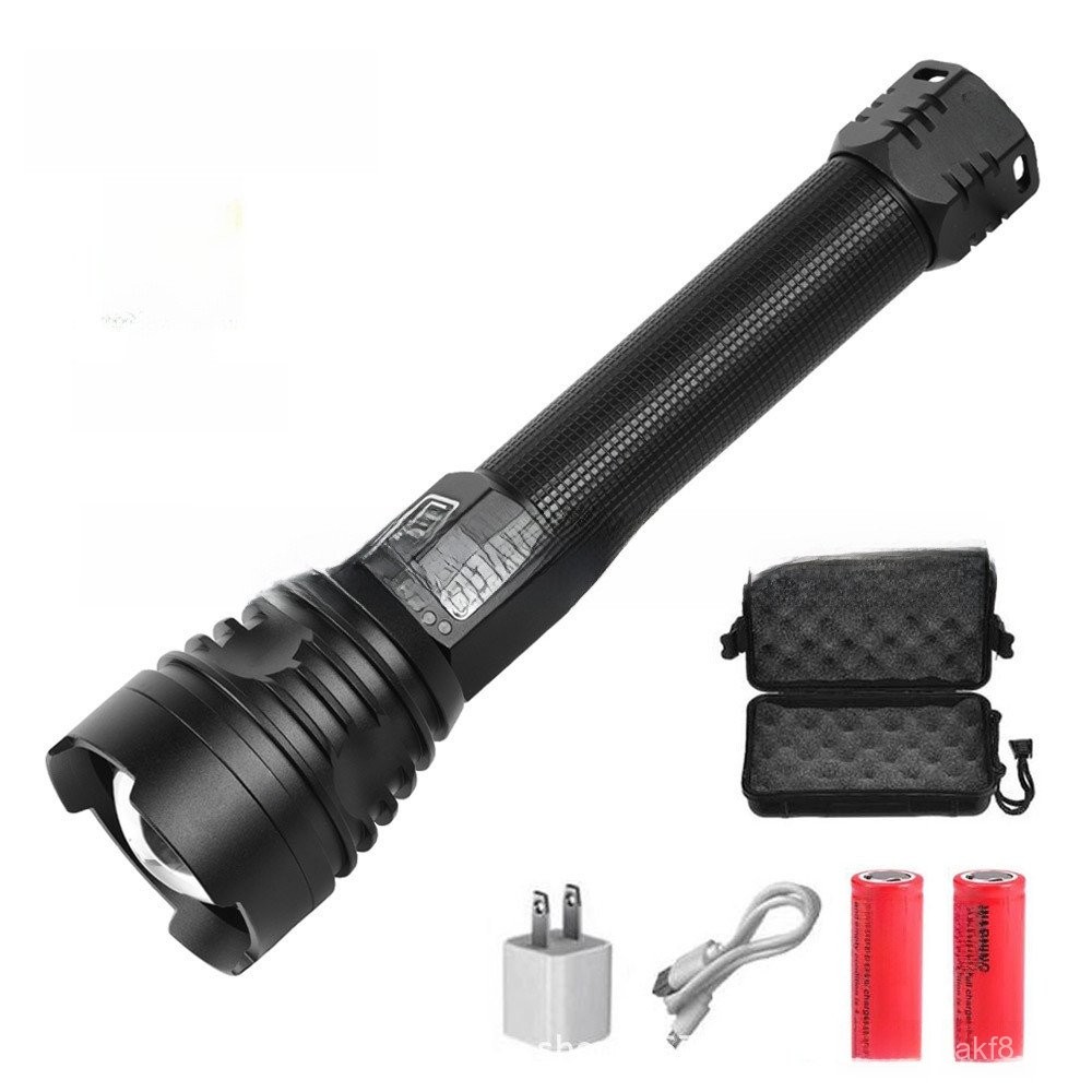 Cross-border new arrival XHP90Strong Light Flashlight USB Charging ...