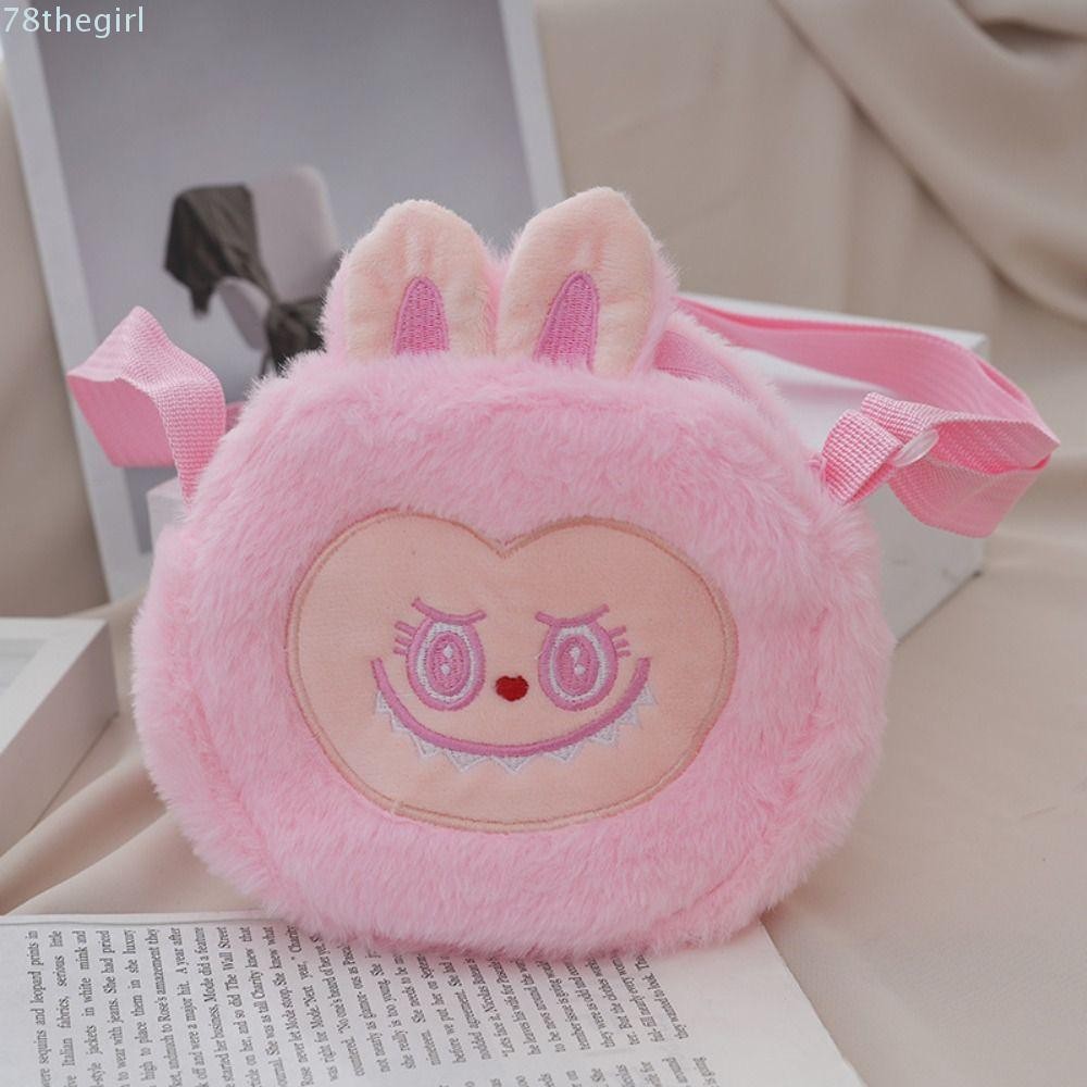 THEGIRL Labubu Crossbody Bag, Korean Style Cute Labubu Time Shoulder ...