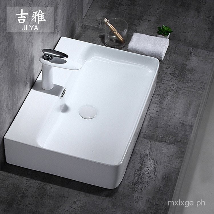 Sanitary Ware Ceramic Hand Washing Table Basin Square Washbasin Wash ...