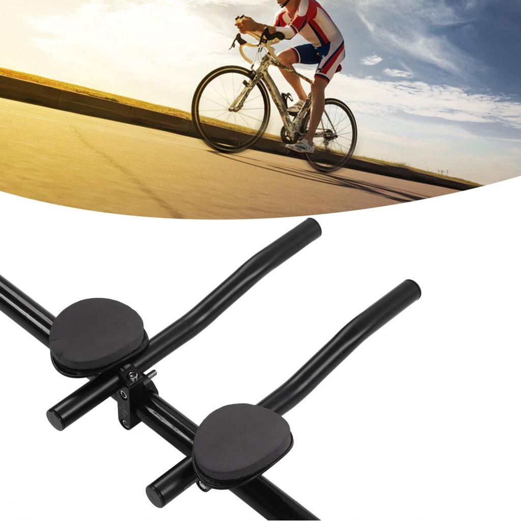 Tominihouse Bike Split Rest Handlebar Armrest TT Relax Bar With Sponge ...