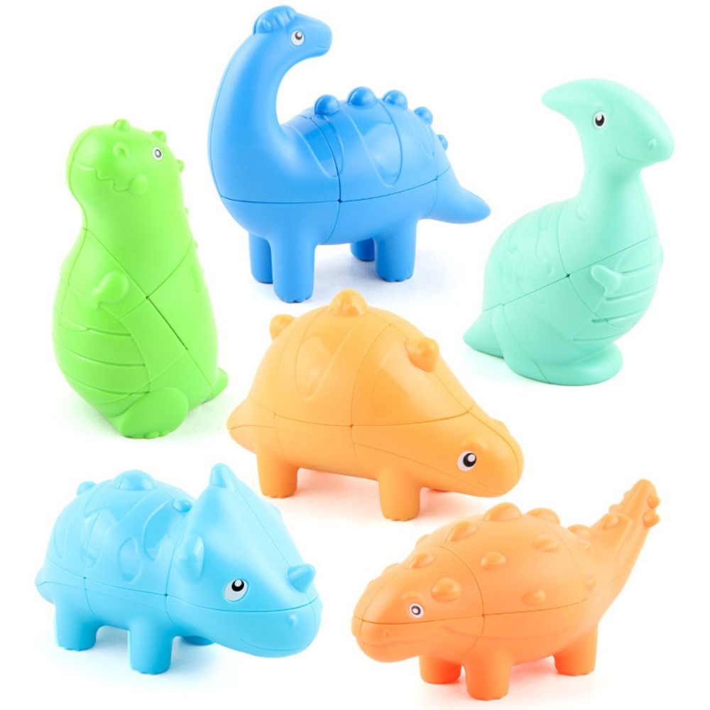 FANXIN 3x3 Dinosaur Magic Cube Cute Dinosaur Model 3x3x3 Magic Cube ...