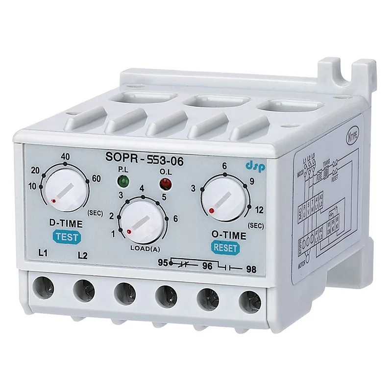 Samwha-Dsp SOPR-SS3-440 Electronic Overload Relay Motor Protector Thermal Overload Relay (Un:180 ...
