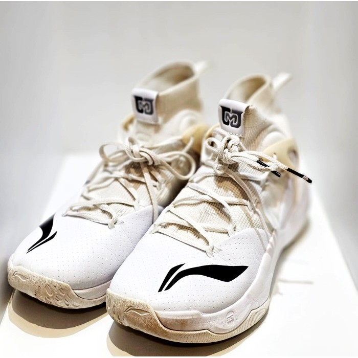 Original LI NING SONIC 6 CJ McCollum White 43 Basketball Shoes - RARE ...