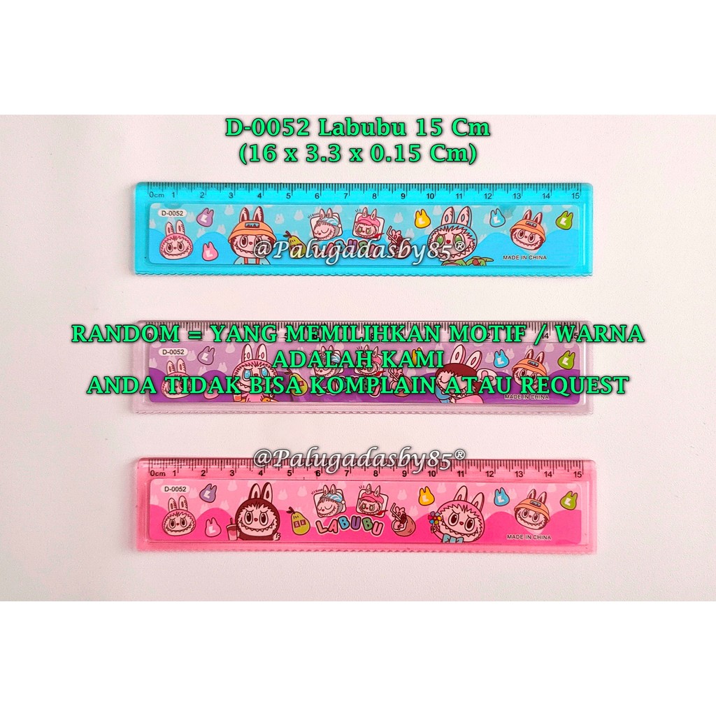 (1 Piece) WHOLESALE Labubu Ruler 15 Cm / Ruler 15 Cm Labubu / Ruler ...