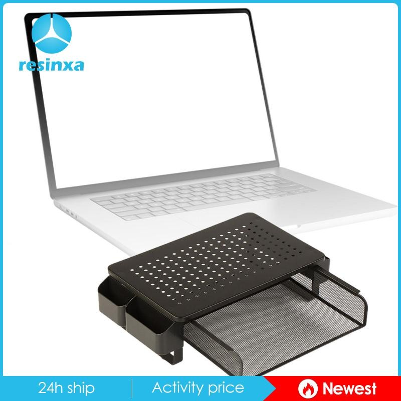 [Resinxa] Stand Riser Screen Elevator with Drawer Ergonomic Heightening ...