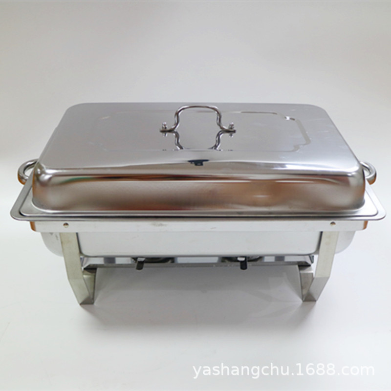 Stainless Steel Square Buffet Stove Maintaining Furnace Alcohol Stove ...