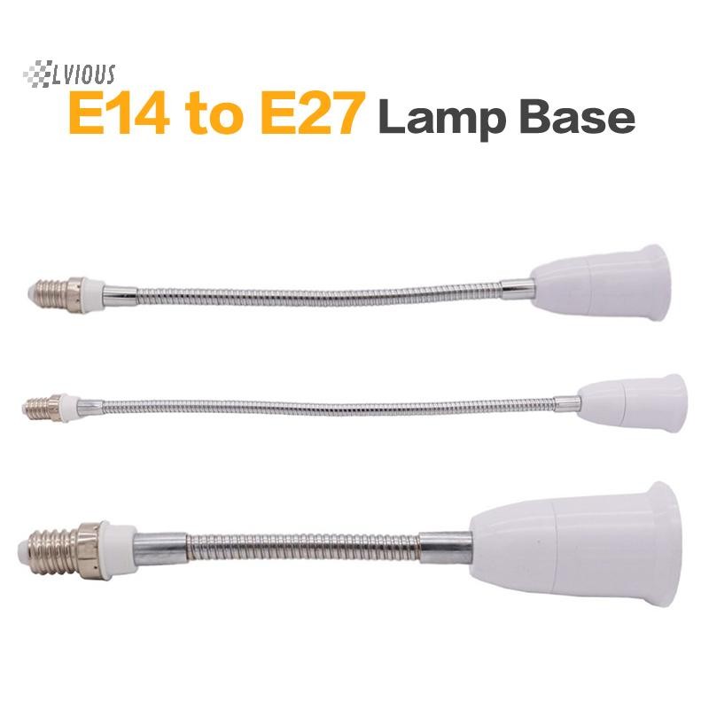 LVIOUS LED Adapter E14 To E27 E14-E27 Extended Lamp Cap Conversion Lamp ...