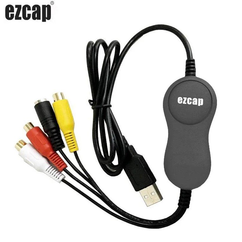 Ezcap 159 USB 2.0 Audio Video Capture Card Recording CVBS Composite S ...