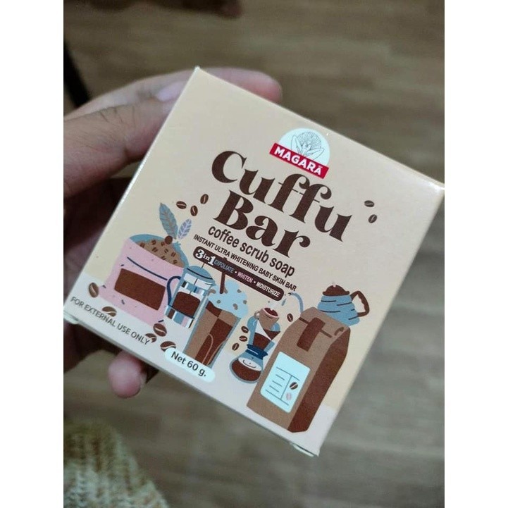 MNF Cuffu Bar Soap 3 in 1 Cuffu Bar Coffee Scrub Soap by Magara Skin ...