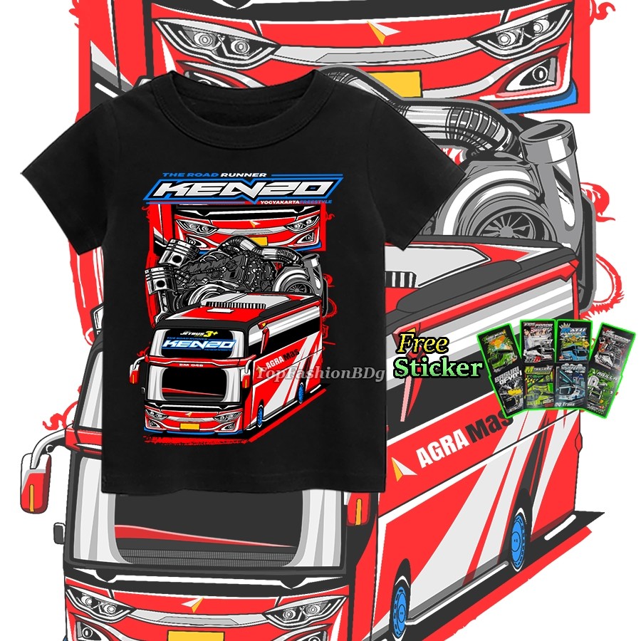 Lovadiz - KENZO FREESTYLE Bus Children's Clothes Telolet Bus Vector T ...