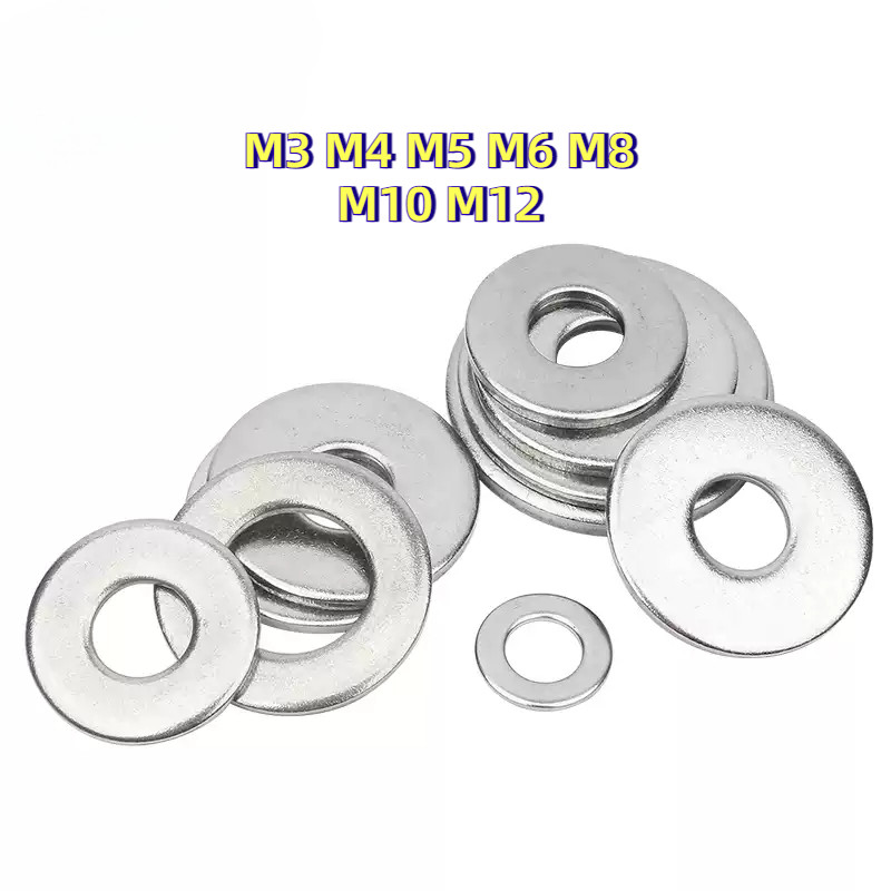 [XZM-LY] A2-70 Flat Washer Stainless Steel Metal Screw Washer Extra ...