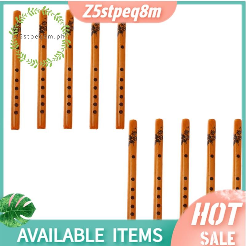 10-Pack Chinese Traditional 6-Hole Bamboo Flute Recorder Clarinet ...